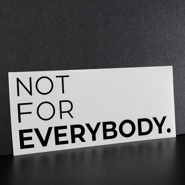 ADRO Not for Everybody Decal – Studio RSR