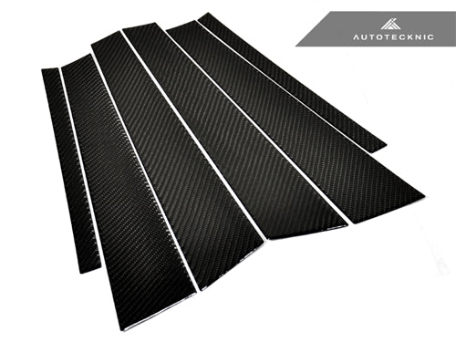 AutoTecknic Carbon Fiber B & C Pillar Covers - BMW F30 3-Series Sedan ...