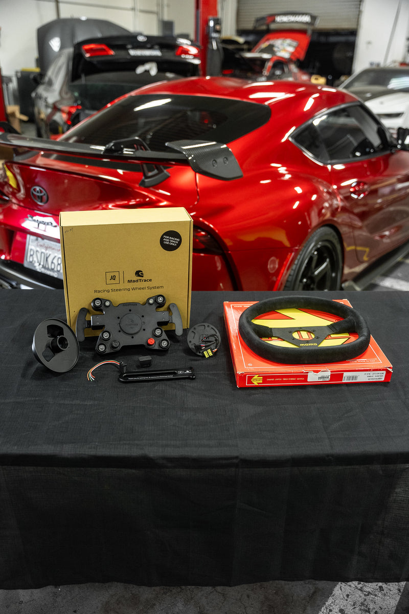 JQ Werks/Madtrace Supra MK5 Racing Steering Wheel system – Studio RSR
