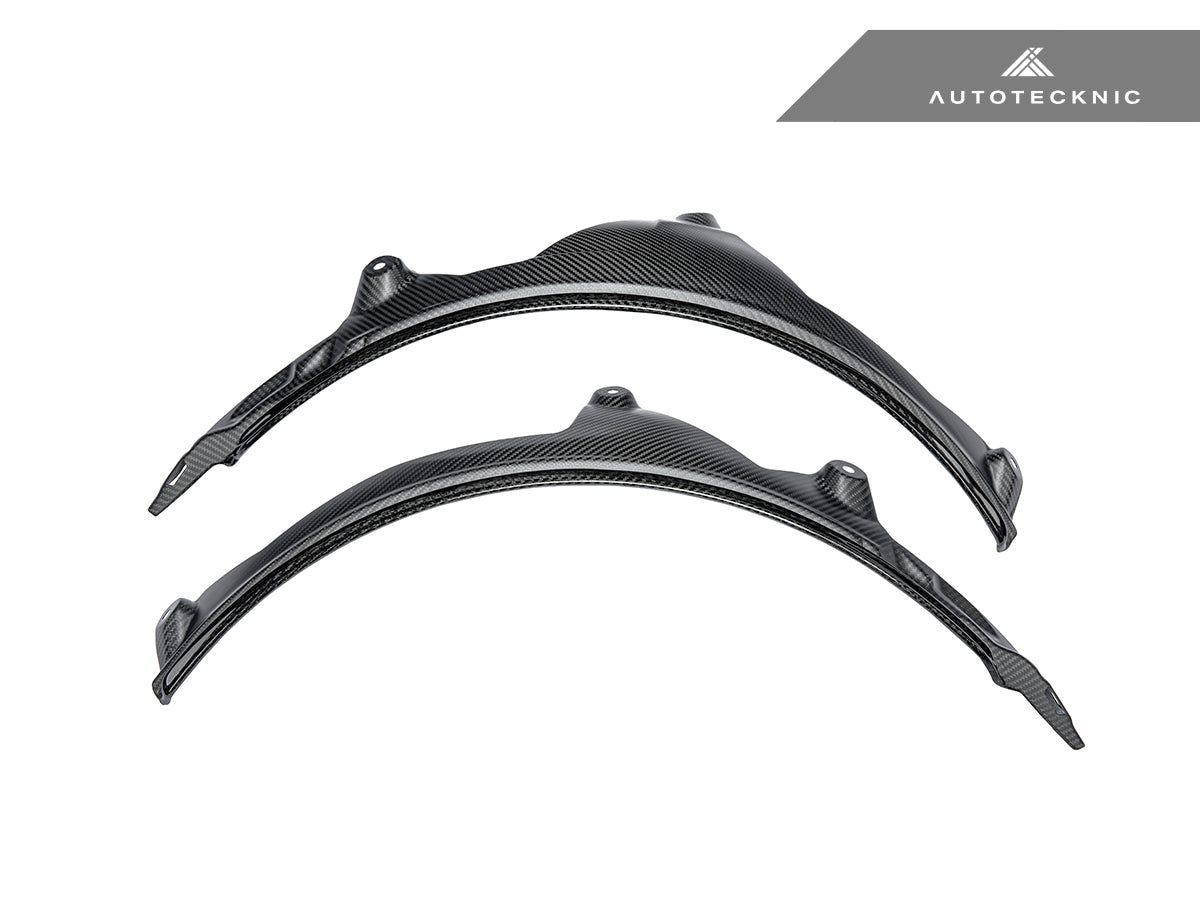 AutoTecknic Carbon Fiber Rear Wheel Arch Extension Set - F93 M8 Gran C ...