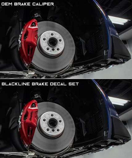 Toyota GR Supra 2020+ (A90) BLACKLINE Performance Brake Caliper Decal ...
