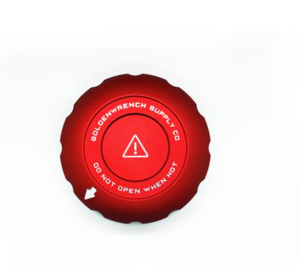 Toyota GR Supra 2020+ (A90) BLACKLINE Performance Coolant Cap Cover Se ...