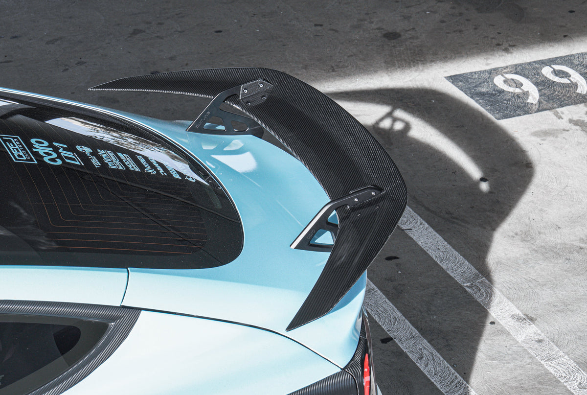 Tesla Model 3 AT-S Carbon Fiber Swan Neck Wing – Studio RSR